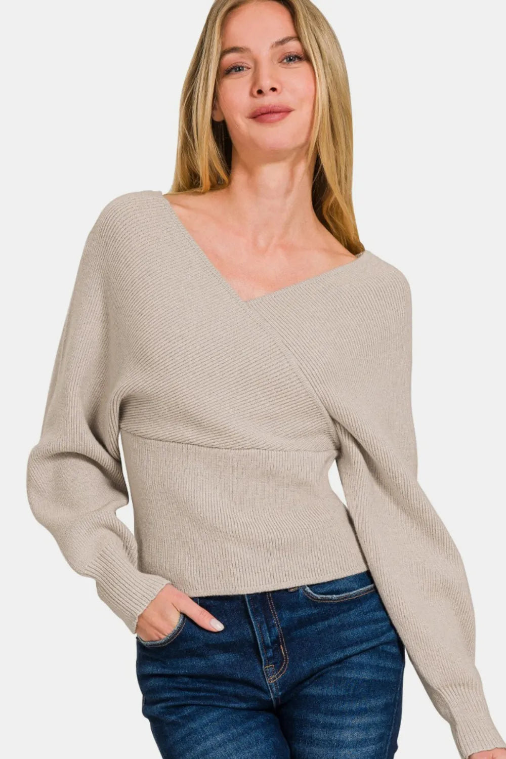 Cross Wrap Sweater – Monarch